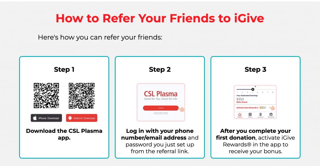 CSL Plasma Referral Bonus: $50 Per Referral - Hiappleton